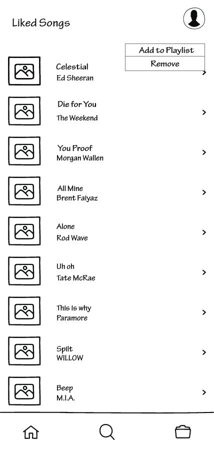 Wireframes | song-snippet