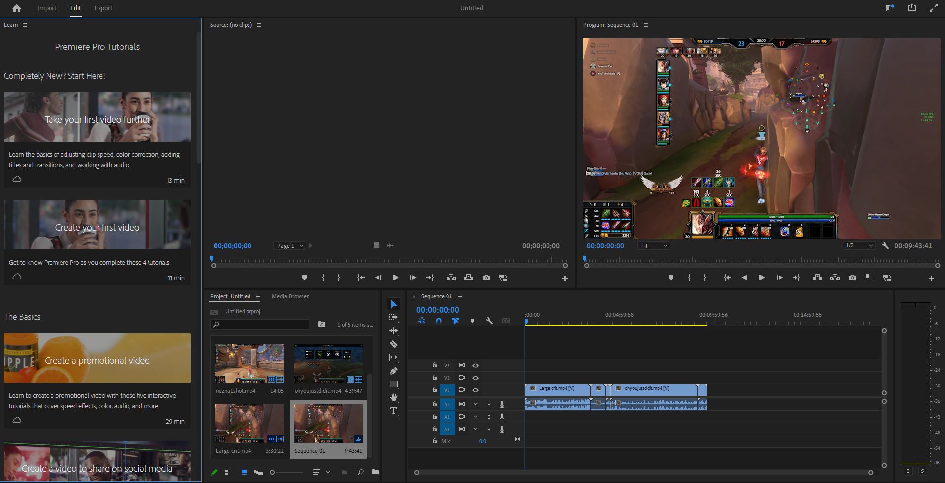 My experience Learning Video Editing software | ux-portfolio-Lpecson